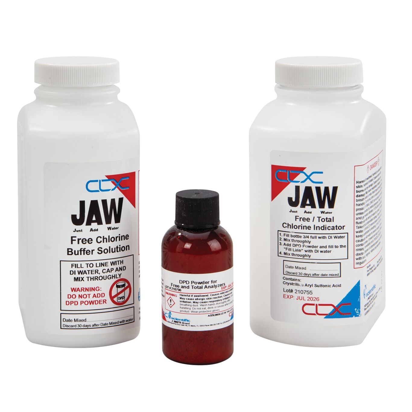 J.A.W. Reagent Kit for Municipal Instrumentation - HF scientific